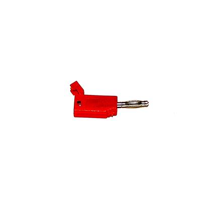 BU-17-2 - Stackable 2mm Banana Plug, Red - Mueller Electric